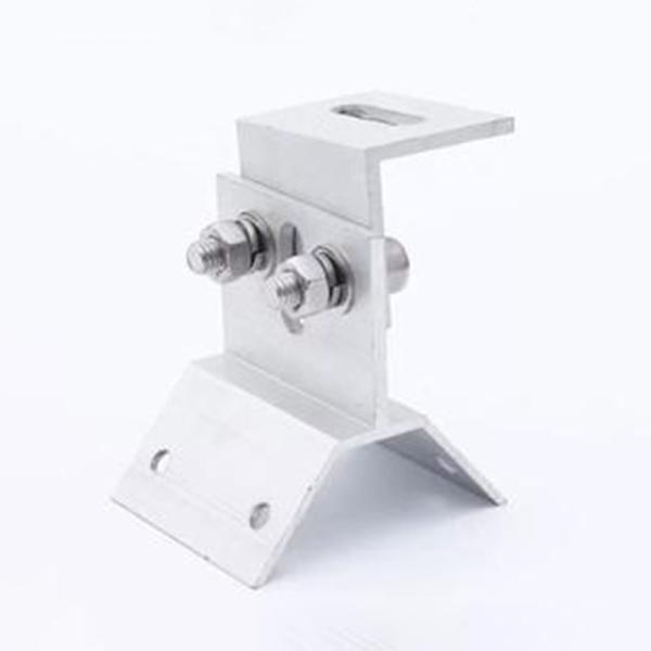 Quality Aluminum Alloy Mid Clamp Solar Metal Roof Clamps For Solar Panels for sale