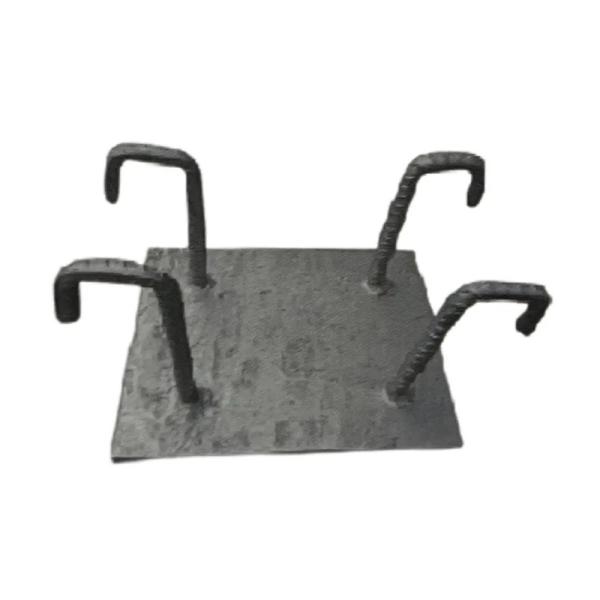 Quality Rectangular Embedment Plate Anodized Embedded Steel Plate Fixing And Connecting for sale