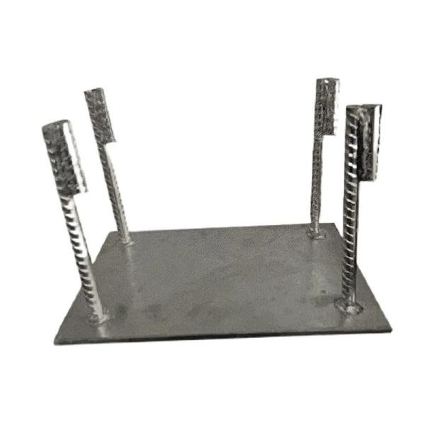 Quality Silver Anodized Embedded Parts Embed Plate With Headed Studs for sale