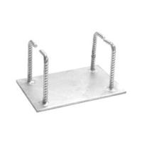 Quality Solar Fixing Silver Embed Plates For Concrete Embedment Plate for sale