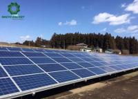 China Quick Installation Ground Solar Racking Systems Solar Mounting System Anodized Finishing for sale