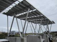 China Durability Aluminum Structure Carport Solar Racking Ground Mounted Solar Pv Systems for sale