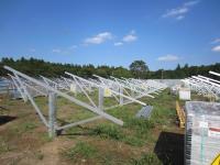 China Aluminum Solar Panel Ground Mounting Systems , Ground Mount Solar Racking System for sale