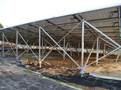 中国 アルミニウム太陽電池パネルの土台システムPVパネル サポート構造の容易な取付け 販売のため