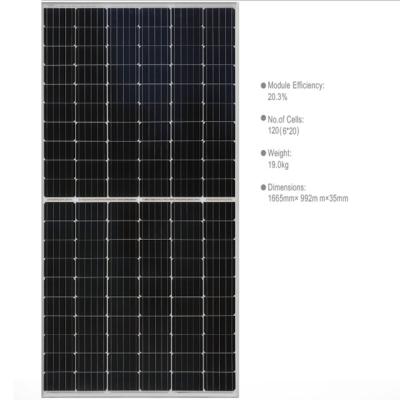 Cina 2020 mono pile solari di vendita calda un grado 6x20 5BB 10 anni di prezzo basso 315W 320W 335W della garanzia in vendita