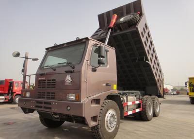China 10 Wheels 70 Ton Dump Truck , 371HP HOWO Mining Dump Truck 14.00 - 25 Tire for sale