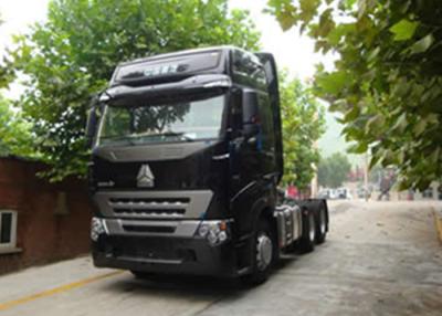 China 50 Ton Howo A7 Tractor Head , Tri Axle Truck Tractor With A7-G Luxury Cabin for sale
