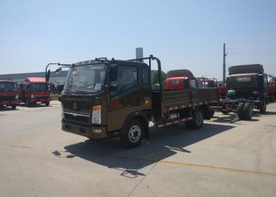 China 1880 Cab Small Cargo Truck , 5995×2150×2450mm 4x2 HOWO Light Truck RHD Steering for sale