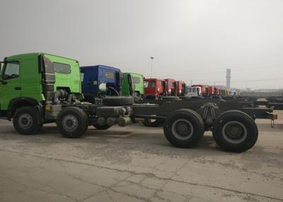 China Euro 2 Sinotruk HOWO Heavy Dump Truck Chassis 371HP 9.726L Displacement for sale