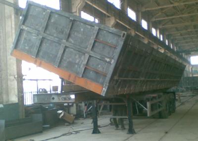 China 50t china famous heavy duty semi dump trailers for sand transportation for sale