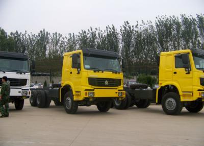 China 20T - 30T Euro 2 HOWO Automatic Dump Truck Chassis With Middle Lifting System for sale