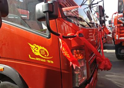 China Two Seats Light Duty Trucks For Small Goods Transporting Cummins Engine With A / C for sale