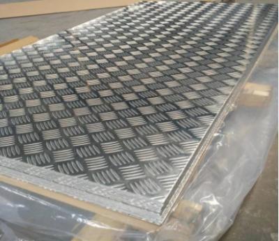 China 5052 H32 6 Thick Five Bar Aluminum Checker Plate for sale