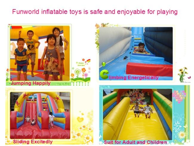 CE / EN14960 Commercial Bouncy Castles Beautiful Printing Inflatable Jumper