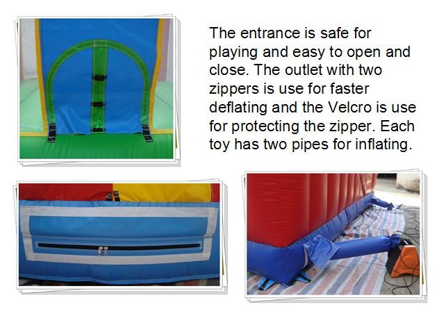 CE / EN14960 Commercial Bouncy Castles Beautiful Printing Inflatable Jumper