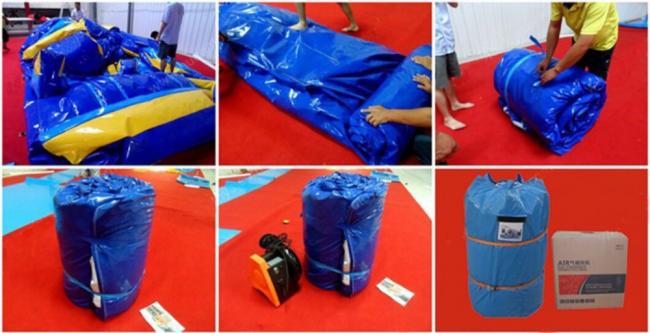 Pirate Boat Commercial Bouncy Castles , Children Inflatable Bounce House