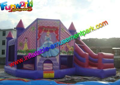 Cina Principessa Inflatable Bouncer Castle Slide di Disney giallo impermeabilizza in vendita
