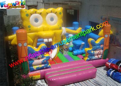 China Castelos do salto de Spongebob do jardim, castelos Bouncy de encerado do PVC à venda