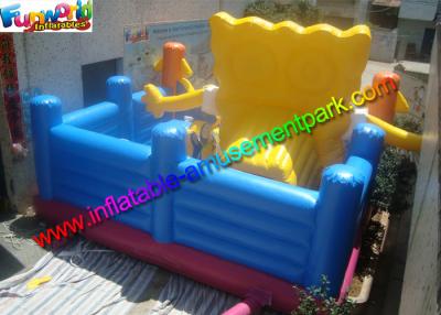 China Castelos do salto de Spongebob do jardim, castelos Bouncy de encerado do PVC à venda