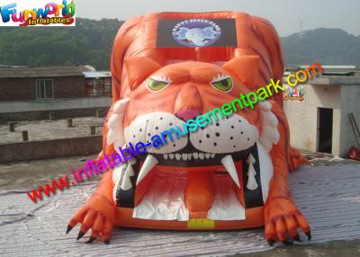 Cina Lo scivolo gonfiabile gigante popolare della tigre, gonfiabile enorme asciuga lo scorrevole con il vinile del PVC in vendita