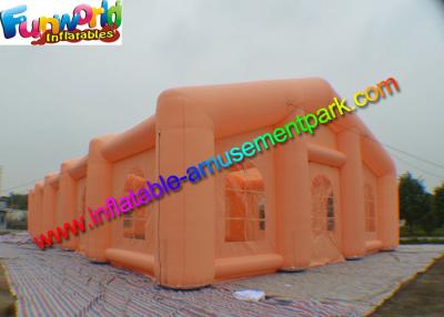 Cina Grande tenda gonfiabile arancio per nozze, tela cerata del partito del PVC di 0.4mm in vendita