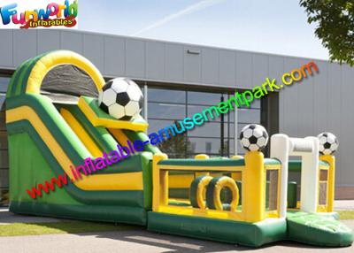 Cina Scivolo gonfiabile commerciale di calcio con calcio che rimbalza castello in vendita