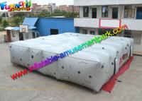 Cina Giochi gonfiabili di sport del laser del labirinto pazzo dell'etichetta con la tela cerata bianca del PVC di colore in vendita