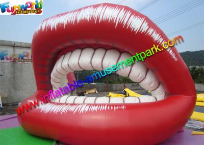 China Promoção inflável popular vermelha dos dentes dos bordos das senhoras dos sinais de propaganda à venda
