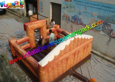 China Thrilling Inflatable Mechanical Bull With Mattress / Inflatable Games Redeo Riding Bull Machine for sale