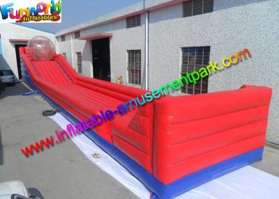 κόκκινα διογκώσιμα αθλητικά παιχνίδια PVC 0.55 χιλ. με τη φυλή παρόδων διαδρομής