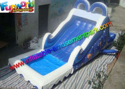 Cina Il blu commerciale della tela cerata del PVC scherza i giocattoli gonfiabili del gioco dell'acqua dell'acquascivolo in vendita