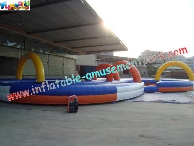 China Durable Inflatable Sports Games Race Track , Inflatable Go Kart Track for sale