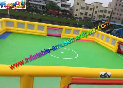 Cina Arena gonfiabile su misura di calcio di quattro scopi, passo insaponato di calcio di calcio in vendita