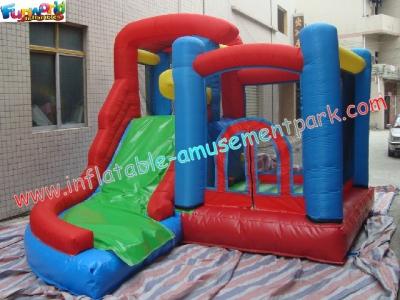 China Casas inflables modificadas para requisitos particulares de la despedida del uso en el hogar, mini diapositiva de salto en venta