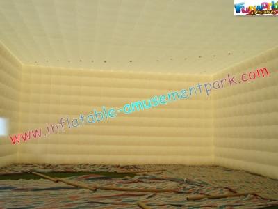 Cina Tenda gonfiabile bianca del partito, tenda foranea gonfiabile del cubo per la mostra in vendita