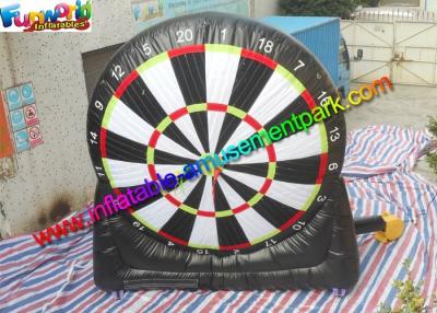 China Foot Dart Inflatable Sports Games Double Sided Inflatable Soccer Dart Board for sale