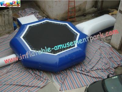China 0.9mm PVC Large Inflatable Water Toys By Trampoline For Swimming Pools for sale