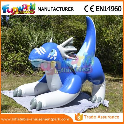 China Blaue aufblasbare Zeichentrickfilm-Figuren, die aufblasbare Seedrache-Form annoncieren zu verkaufen