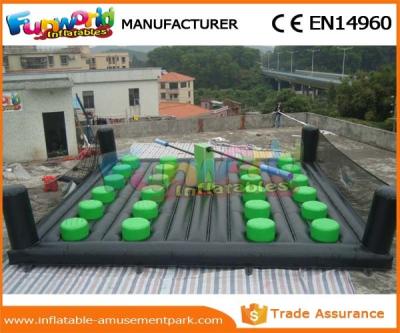 China Do Wipeout inflável da fusão do eliminador de encerado do PVC de 0,55 milímetros Wipeout inflável  à venda