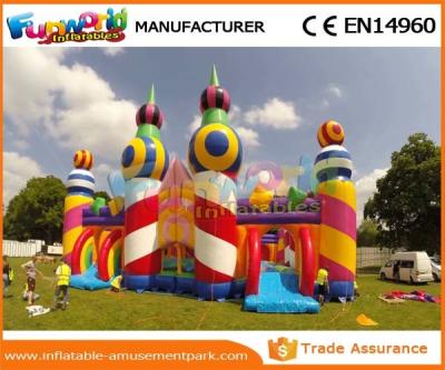 Cina Castello rimbalzante di salto rampicante di moonwalk gonfiabile gigante variopinto del PVC per i bambini in vendita