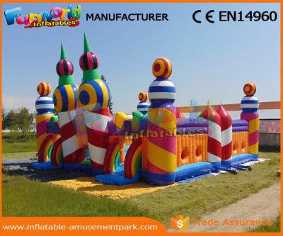 Cina Castello rimbalzante di salto rampicante di moonwalk gonfiabile gigante variopinto del PVC per i bambini in vendita