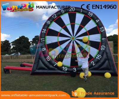Cina giochi gonfiabili di sport del bordo di dardo dell'obiettivo gonfiabile di calcio della tela cerata del PVC di 0.55MM in vendita