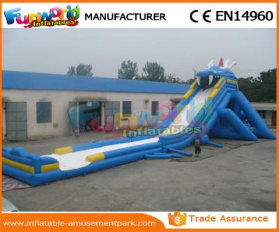 Cina Acquascivoli dell'acquascivolo gonfiabile dell'ippopotamo della tela cerata del PVC da 0,55 millimetri grandi per i bambini in vendita
