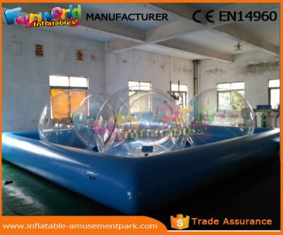 Cina Calcio gonfiabile di camminata della bolla dell'acqua della palla di Zorb dell'acqua trasparente durevole in vendita