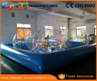 Cina Calcio gonfiabile di camminata della bolla dell'acqua della palla di Zorb dell'acqua trasparente durevole in vendita