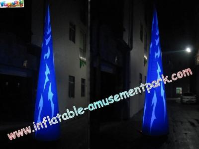 China 5m Colored Inflatable Lighting Decoration , LED Color Changing Lights for sale