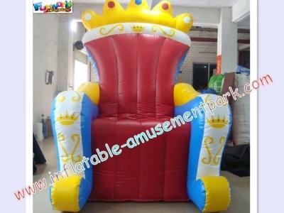 中国 膨脹可能な多彩な広告王のために Throne Chair 屋外 2.8m 販売のため