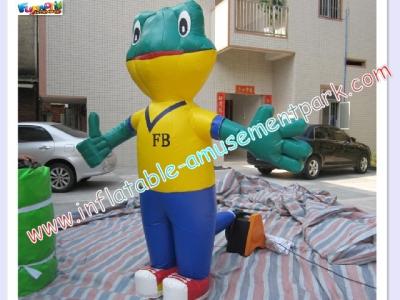 Cina Inflatables di pubblicità durevole, rana gonfiabile della tela cerata del PVC di 0.4mm in vendita