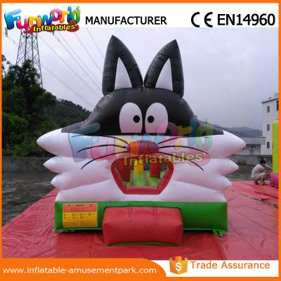 Cina Castello rimbalzante gonfiabile di dimensione del PVC del coniglio su ordinazione della tela cerata per il gioco dei bambini in vendita