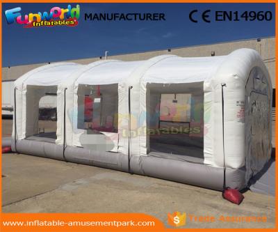 China Outdoor Inflatable Spray Booth PVC Tarpaulin Inflatable Car Tent Digital Printing for sale